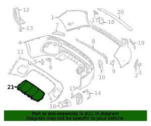 247-885-59-06 - Diffuser 2021-2023 Mercedes-Benz | Mercedes-Benz USA Parts