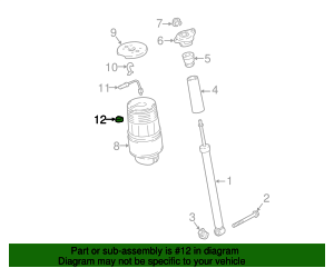 2017-2024 Porsche Panamera Air Valve 971-616-751 | Sunset Porsche Parts