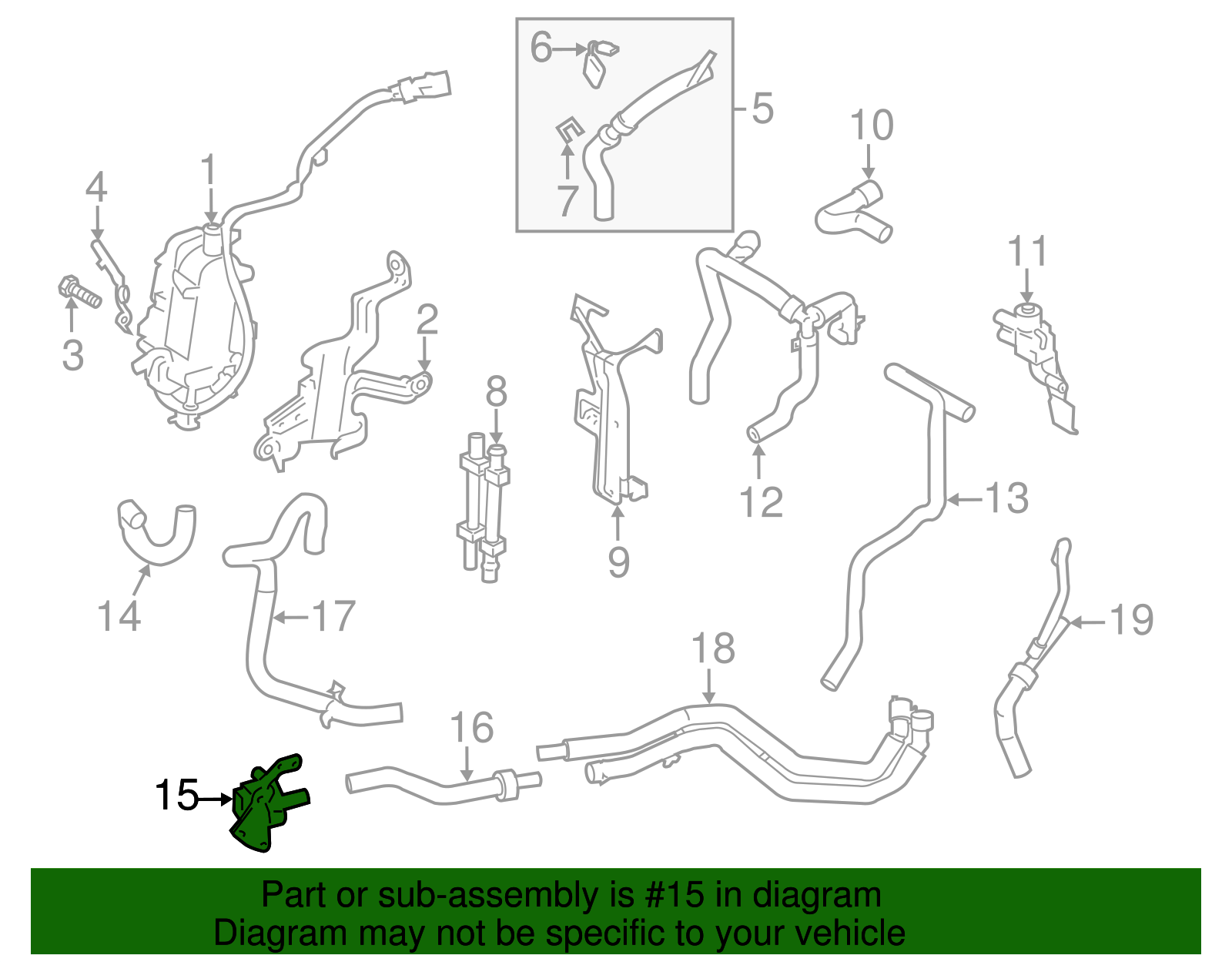 Genuine OEM Ford Part - Auxiliary Pump DM5Z-18D473-A | Genuine OEM Ford ...