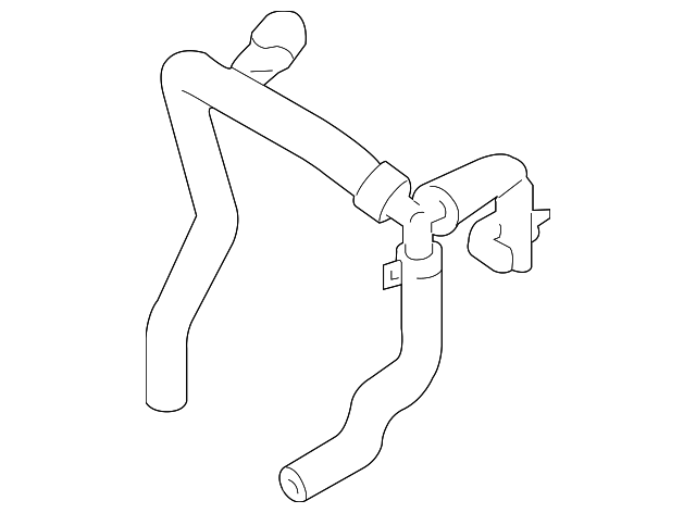 2013-2018 Ford C-Max HVAC Heater Hose DM5Z-18472-B | TascaParts.com