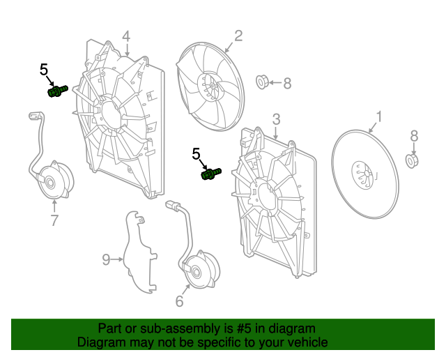 90042-PAA-A01 - Shroud Bolt - 2000-2024 Honda | All Discount Parts Store