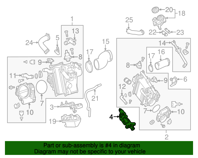 177-090-41-00 - Inter-Cooler Bracket - 2018-2021 Mercedes-Benz ...
