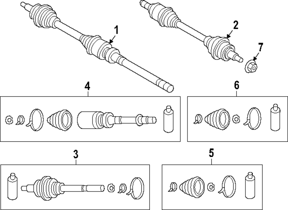 2024 Mazda CX-90 Inner Boot FD00-22-540 | OEM Parts Online