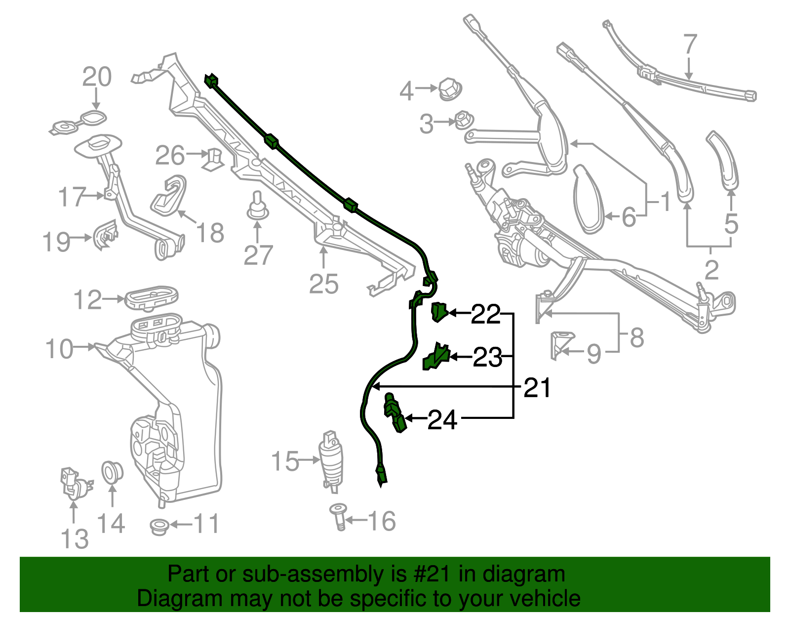 2015-2023 Mercedes-Benz Nozzle Assembly 2058600192 | Retail Performance ...