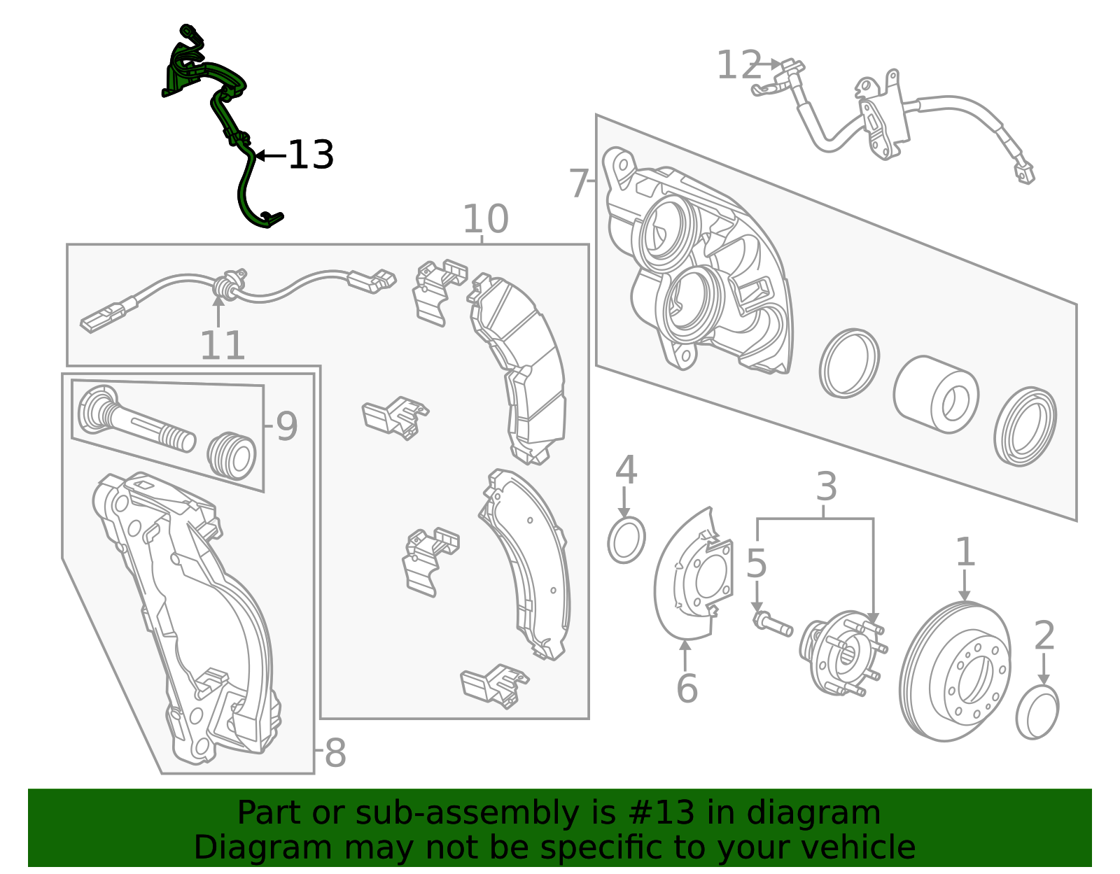2024 Chevrolet Silverado 2500 HD ABS Sensor 85016390 GM | GMPartsDirect.com