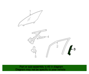2006-2014 Lexus Guide Channel 67401-53010 | OEM Parts Online