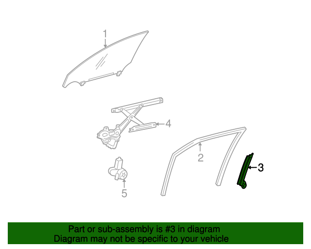2006-2014 Lexus Guide Channel 67401-53010 | OEM Parts Online
