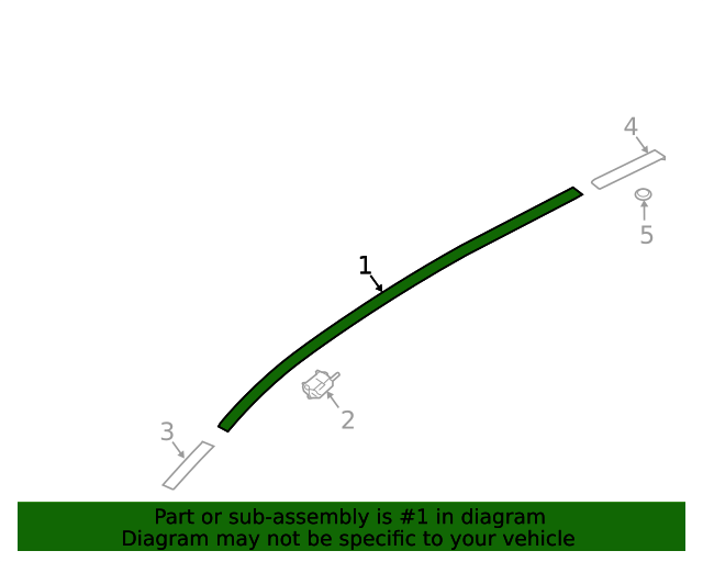 J9C19966LML - Roof Molding 2018-2023 Jaguar E-Pace | AutoNationParts.com