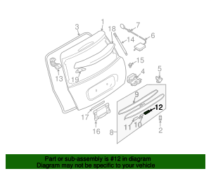 2002-2008 Mini Cooper Plate 51-71-7-039-261 | Mini Parts Direct