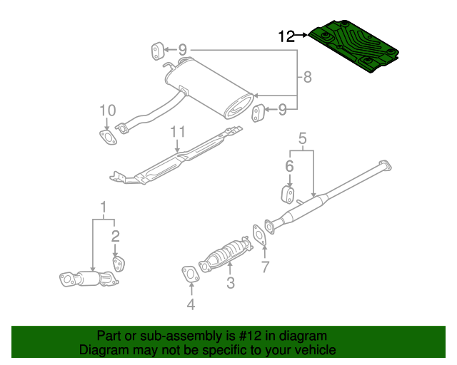 28796-2S000 - Heat Shield 2010-2015 Hyundai Tucson | AutoNationParts.com