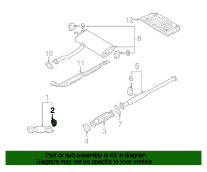 2006-2018 Hyundai Exhaust System Hanger 28760-4B030 | OEM Parts Online