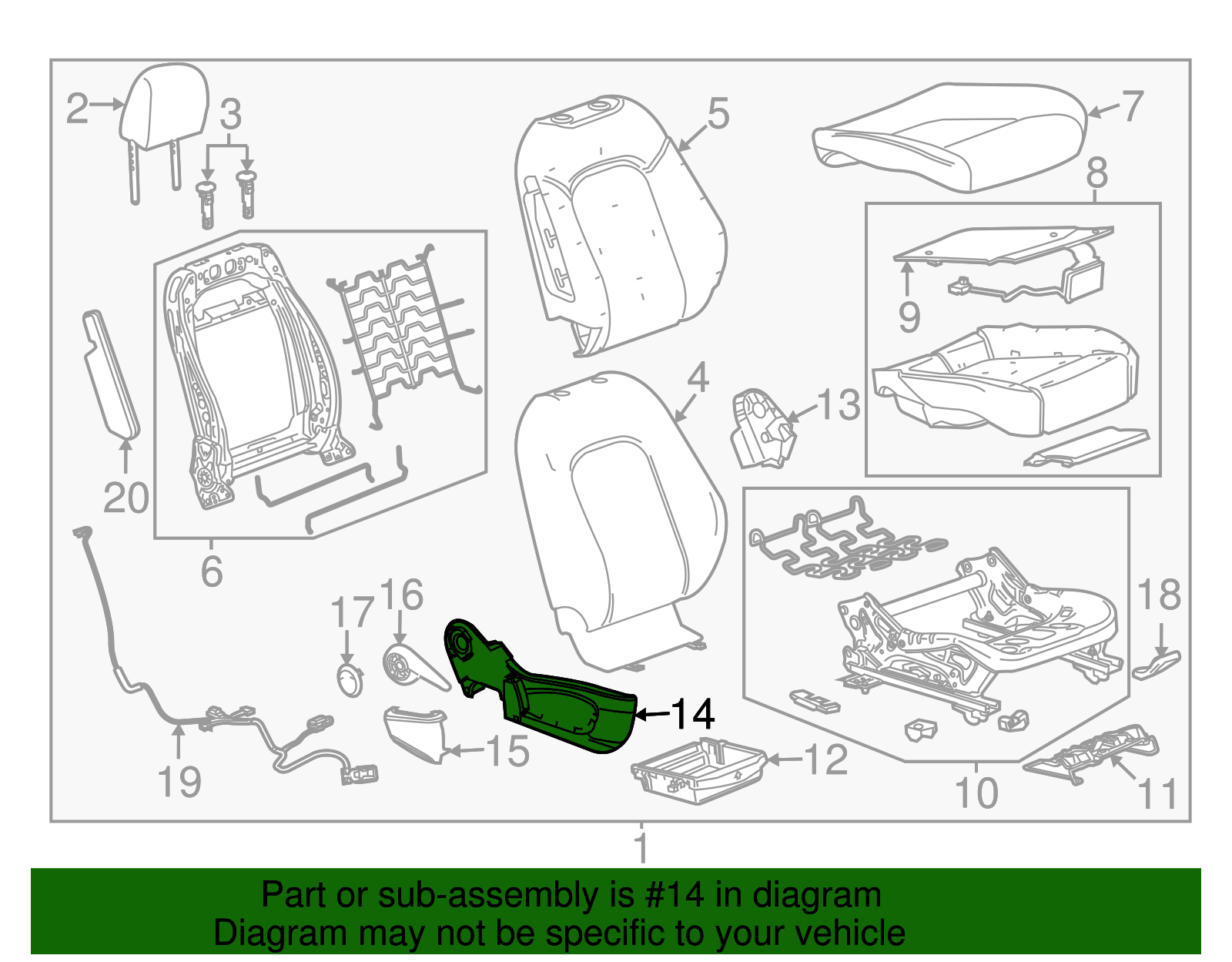 95078216 - Outer Finish Panel 2022 Buick Encore | Gateway Buick GMC Parts