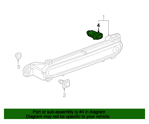 22789337 - Anthracite Trunk Lid Release Switch 2013-2016 Chevrolet ...
