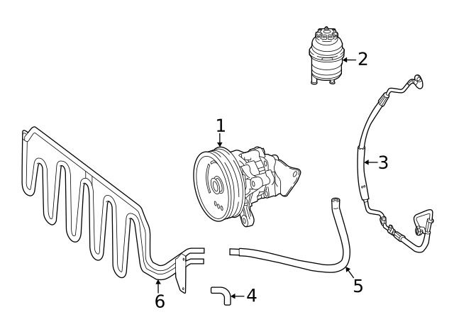 Remanufactured Hydraulic Pump 003-466-54-01-80 | Mercedes-Benz Parts