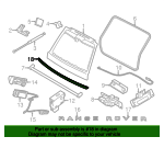 2012 Land Rover Range Rover Molding LR028106 | JaguarParts.com