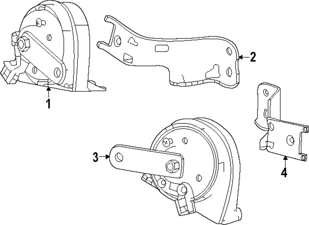 38100-30A-A01 - 2023-2025 Honda Accord - Low Note Horn | Genuine Honda ...