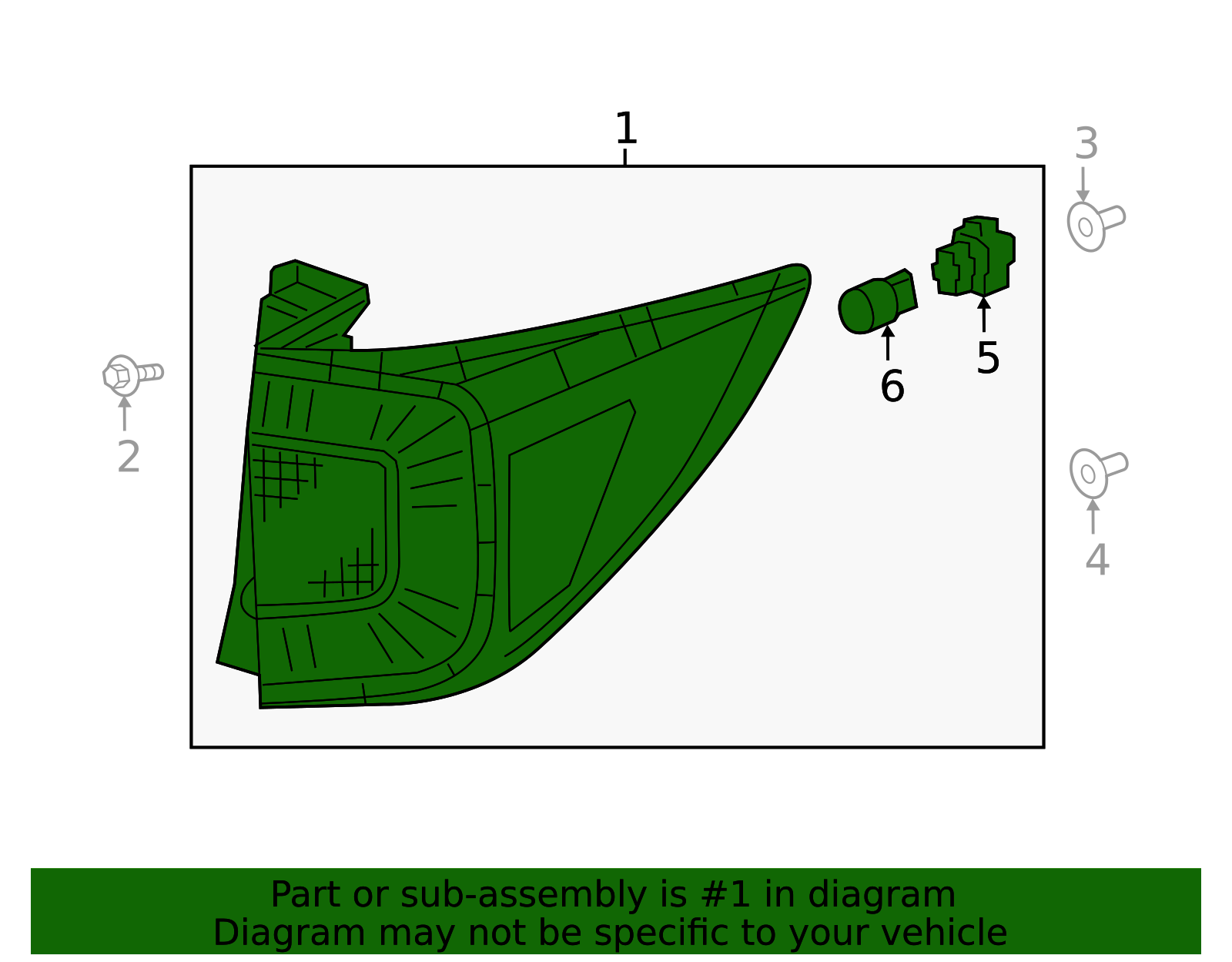2019-2021 Honda Passport Tail Lamp Assembly 33550-TGS-A01 | Retail ...
