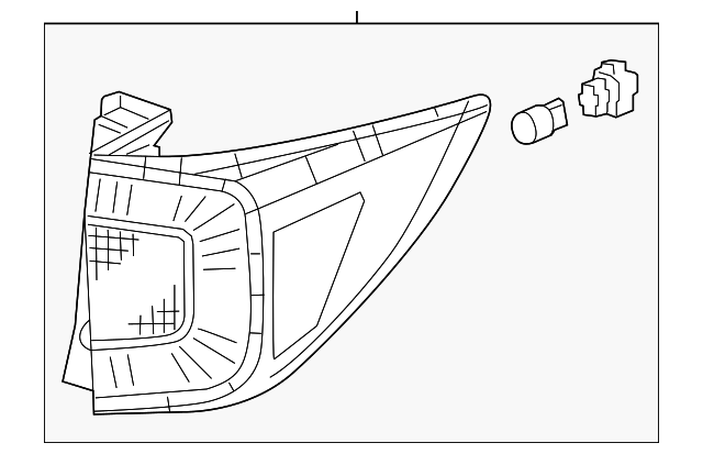33500-TGS-A01 - Taillight Assembly R - 2019 2020 Honda Passport ...