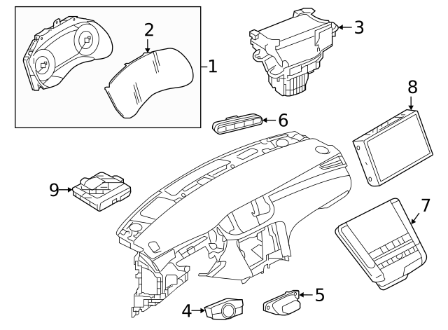 Controller Assembly-Display & It Master 28387-5NA1A | Infiniti of ...