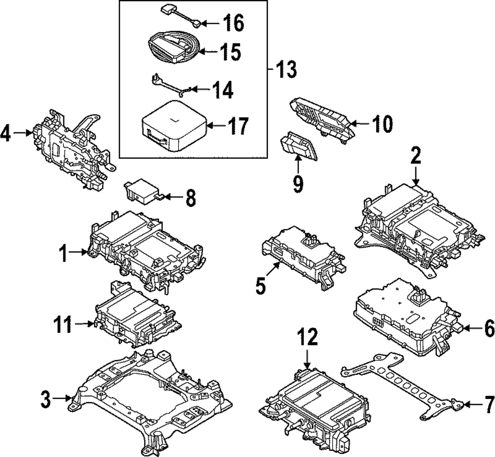2022-2024 Ford F-150 Lightning Engine Control Module (ECM) NL3Z-12A650 ...