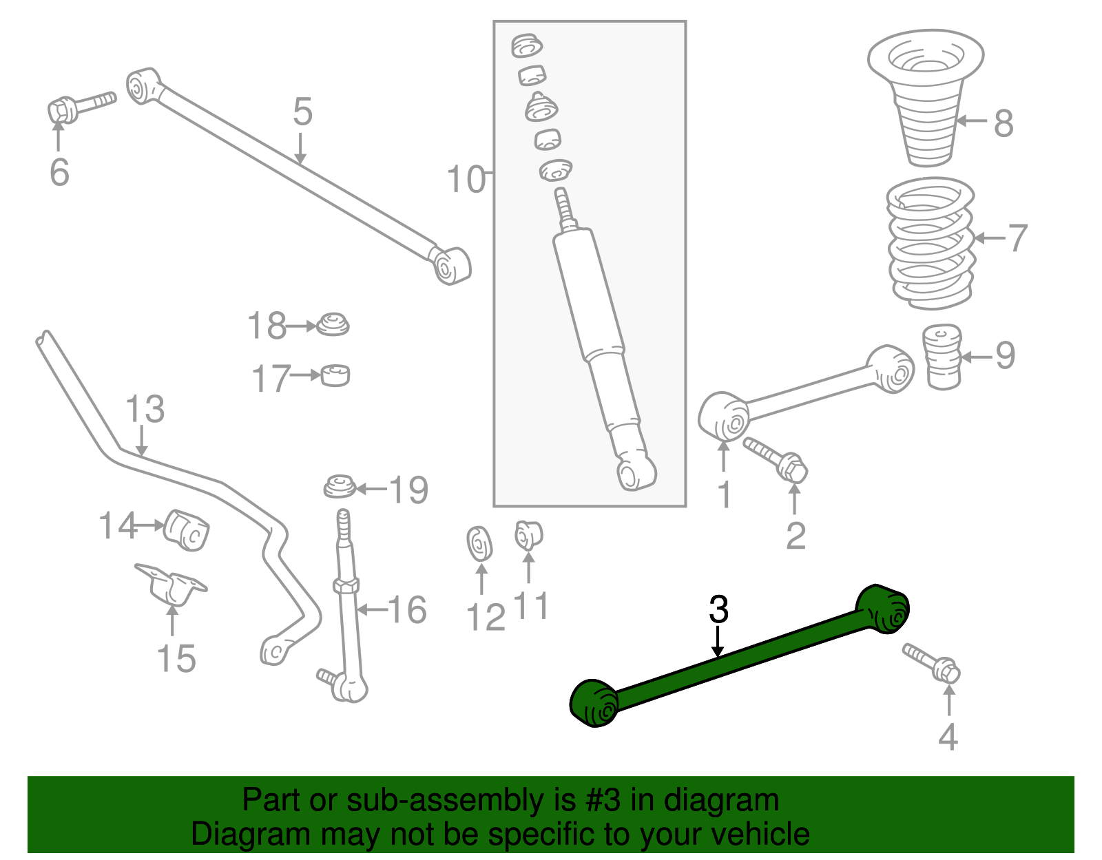 48720-35051 - Lower Control Arm - 1998-2002 Toyota 4Runner | Lithia ...