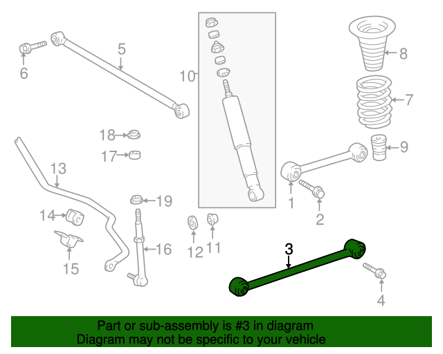 1996 Toyota 4Runner Lower Control Arm 48720-35030 | Toyota Parts Center
