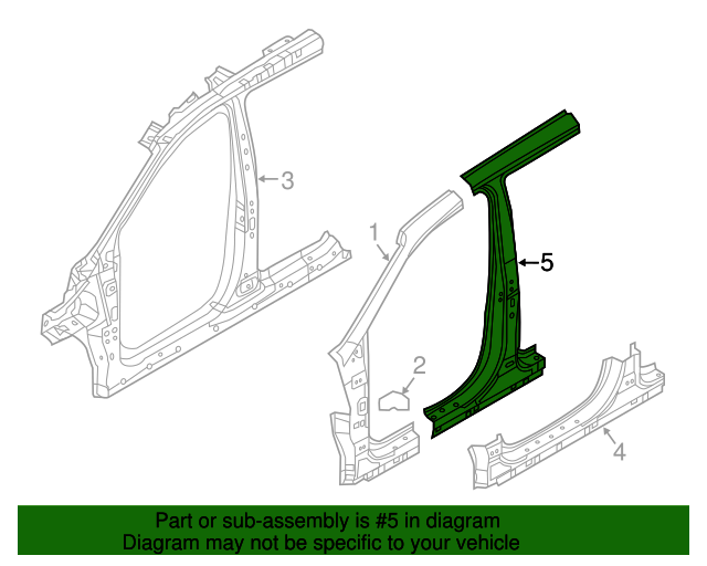 2016-2020 Kia Sorento OEM NEW 16-20 Kia Sorento Passenger Side Center ...