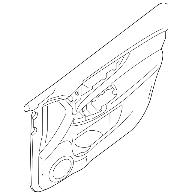 2015-2016 Nissan Rogue Door Trim Panel 82901-5HA0B | QuirkParts