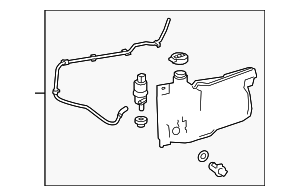 2022-2023 Chevrolet Washer Reservoir 85132955 GM | GMPartsDirect.com