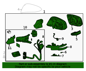 2023-2024 Toyota Venza Door Mirror 87910-48860 | AutoNationParts.com