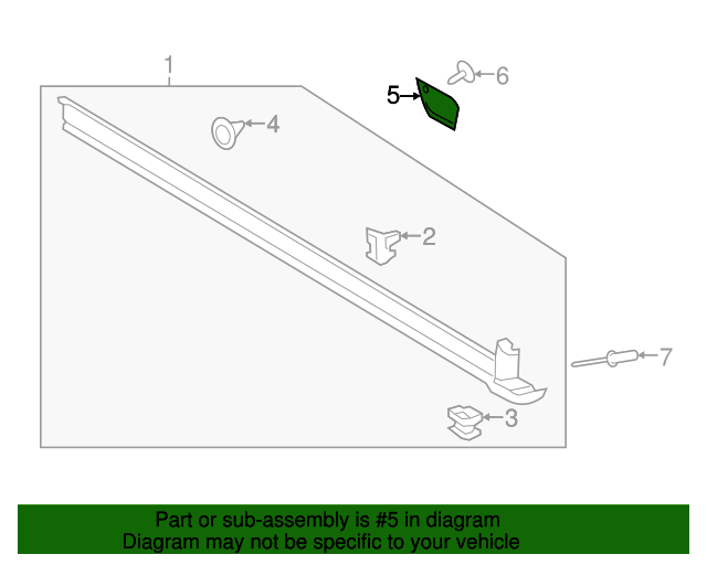 2013-2019 Ford Escape OEM NEW 2013-2019 Ford Escape Right Rocker ...