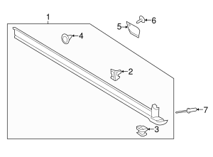 2013-2019 Ford Escape OEM NEW 2013-2019 Ford Escape Right Rocker ...