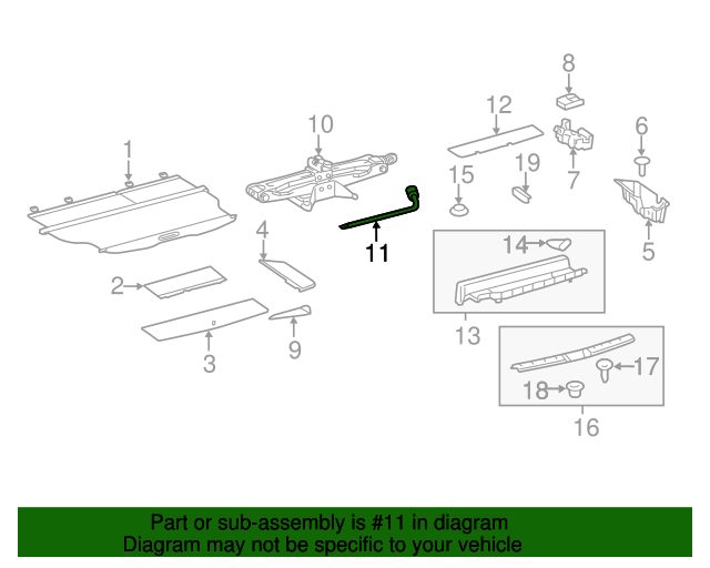 09150-0E010 - Wheel Lug Wrench - 2010-2022 Toyota | OEM Genuine Toyota ...