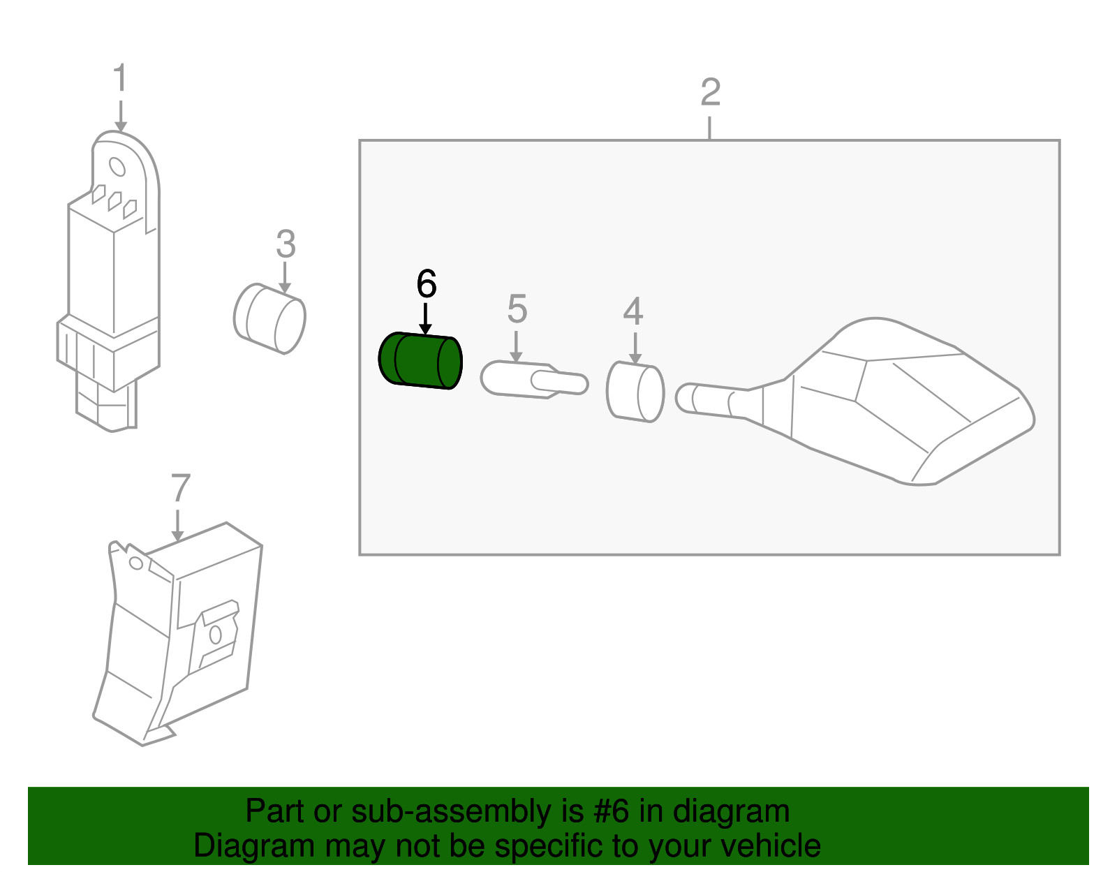 2011-2023 Nissan GT-R TPMS Sensor Cap 40703-KB50A | Deland Nissan Parts