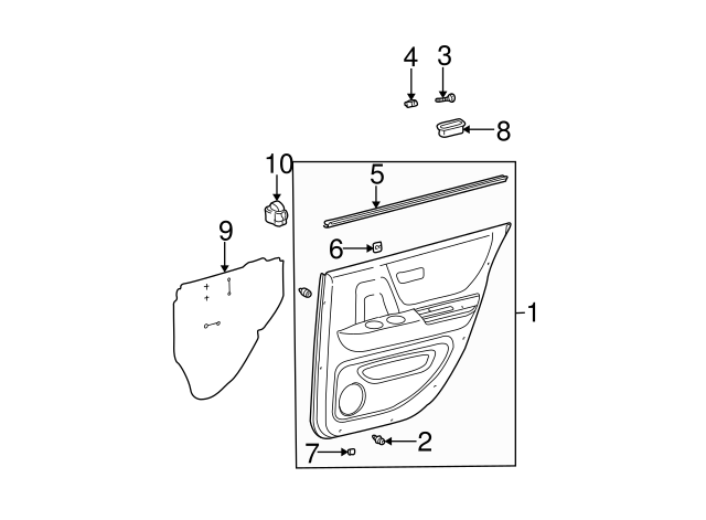 67842-48020 - Hole Cover - 2001-2007 Toyota Highlander | OEM Genuine ...