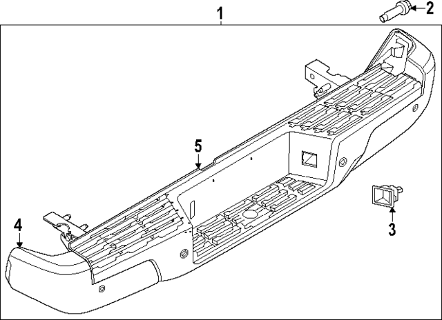 2022-2023 Nissan Frontier Bumper Assembly 85010-9BU4B | OEM Parts Online
