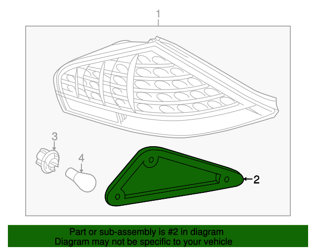 63-21-6-942-451 - Tail Lamp Assembly Gasket - 2004-2010 BMW | Buy BMW ...