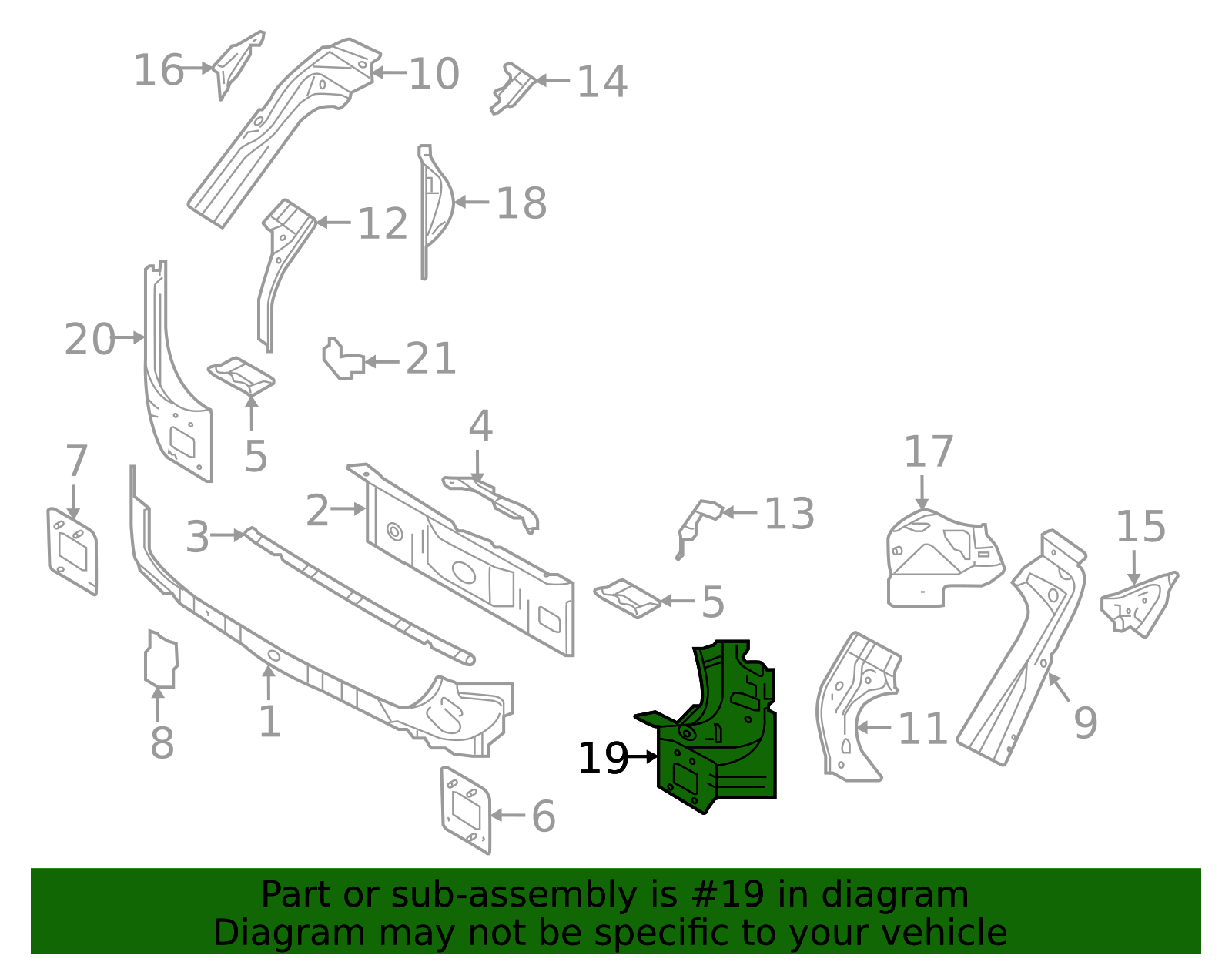 32273928 - Quarter Panel Extension 2019-2025 Volvo | AutoNation Parts