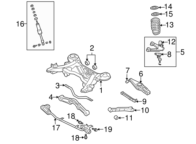 MR554076 - Suspension Cross-Member Bushing 2001-2006 Mitsubishi Montero ...