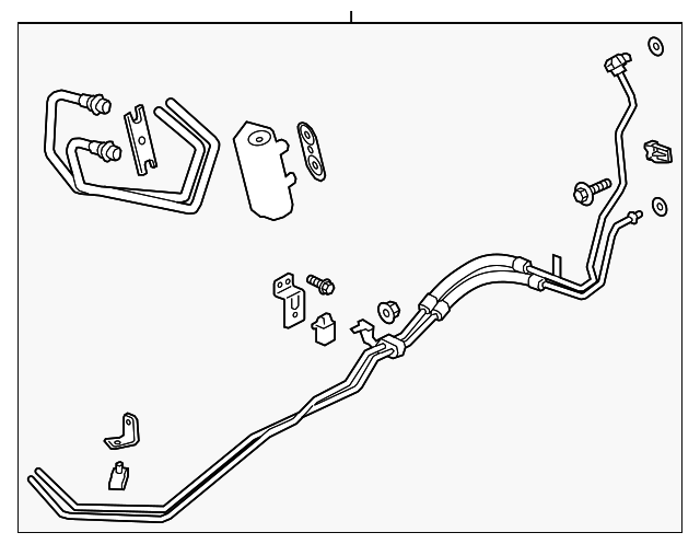 85563684 - Transmission Cooler Inlet and Outlet Pipe 2019-2021 GM ...