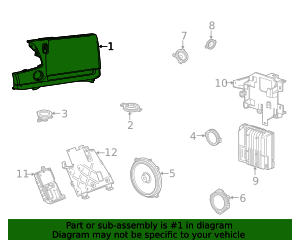 2024 Chevrolet Corvette Display Unit 85665741 GM | GMPartsDirect.com