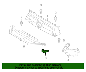 88790-22150 - Ambient Air Temperature Sensor 2010-2014 Toyota 4Runner ...
