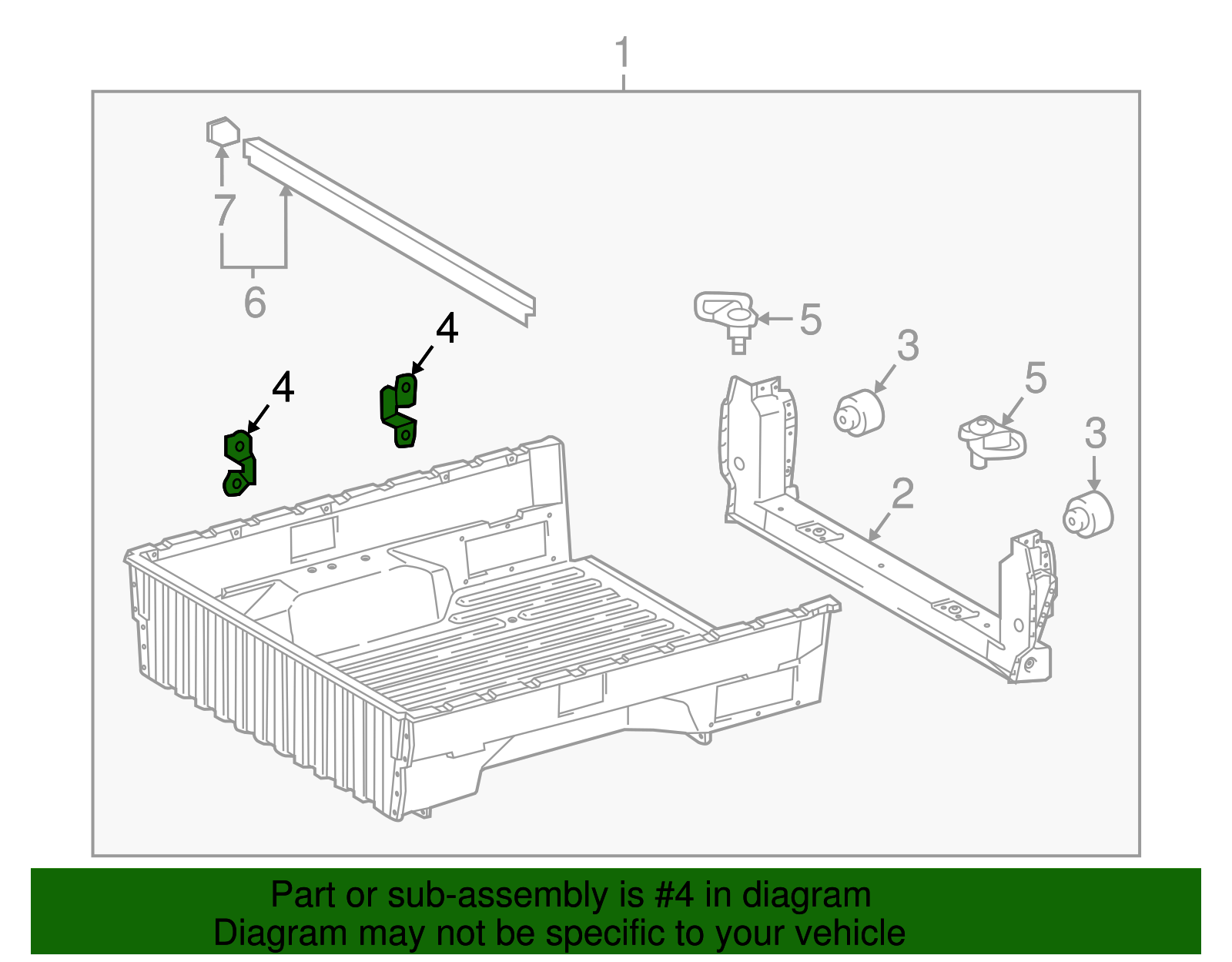 2007-2024 Toyota Tie Down Hook 66312-0C010 | OEM Parts Online