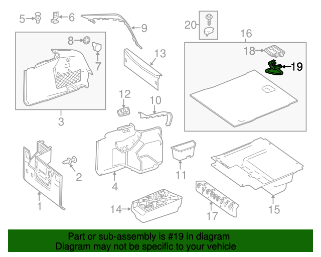 099-680-04-11-64 - Floor Cover Plate 2014-2020 Mercedes-Benz | Mercedes ...