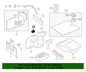 000-906-28-03-9051 - Trunk Lamp 2014-2020 Mercedes-Benz | Mercedes-Benz ...