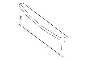 2014-2020 Mercedes-Benz Rear Panel Trim 222-690-24-04 | MB Parts Center
