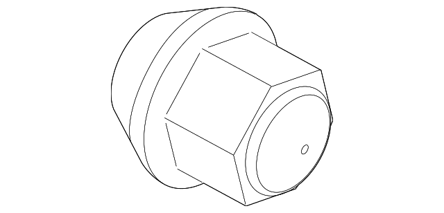 ACPZ-1012-H - Wheel Nut 2012-2023 Ford | Direct Factory Parts