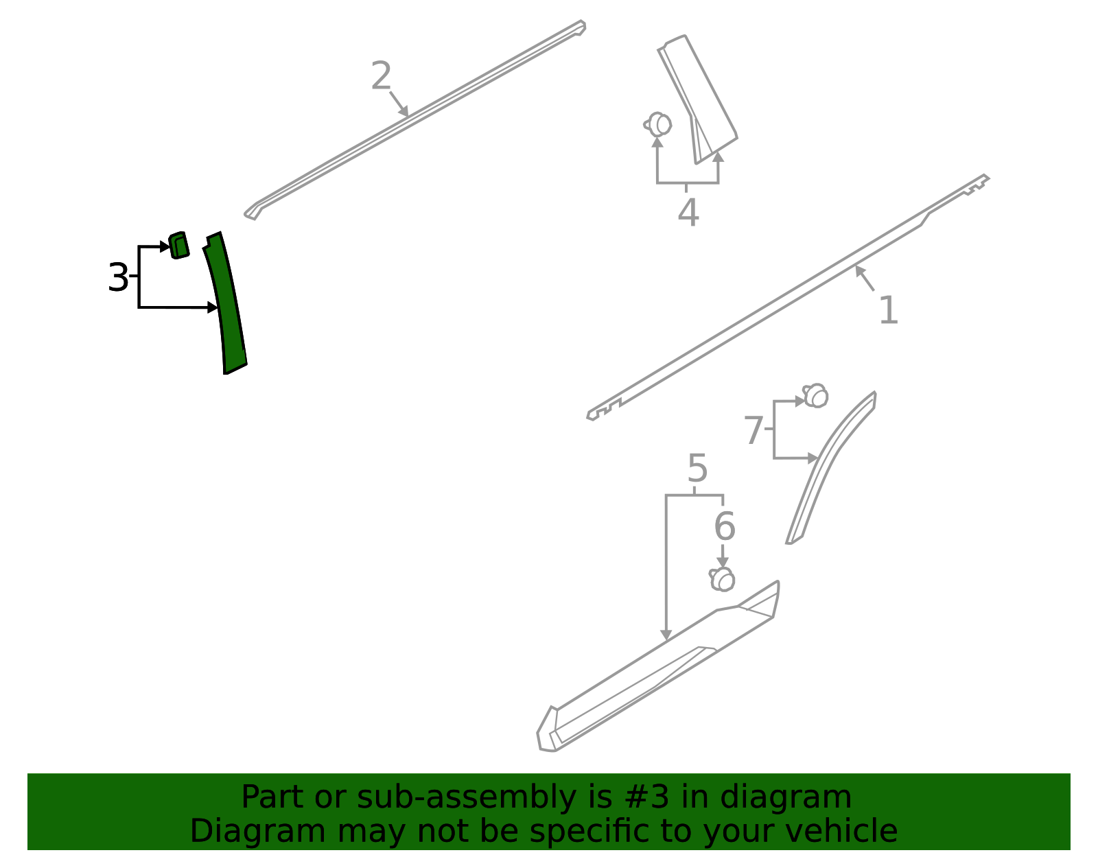 2019-2024 Subaru Ascent Applique 63563XC341 | Subaru Parts Store