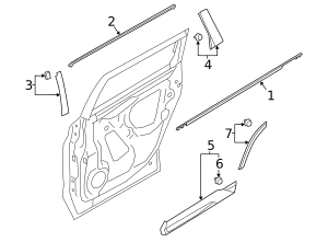 62280XC00A - Belt Molding - 2019-2021 Subaru Ascent | World OEM Parts ...