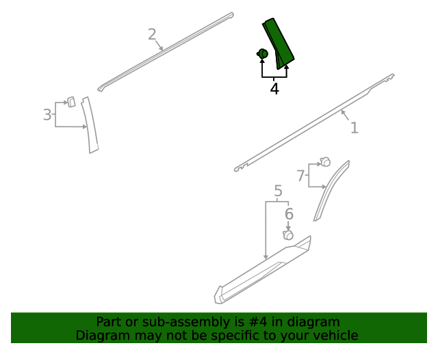 2019-2022 Subaru Ascent Applique 63563XC360 | OEM Parts Online